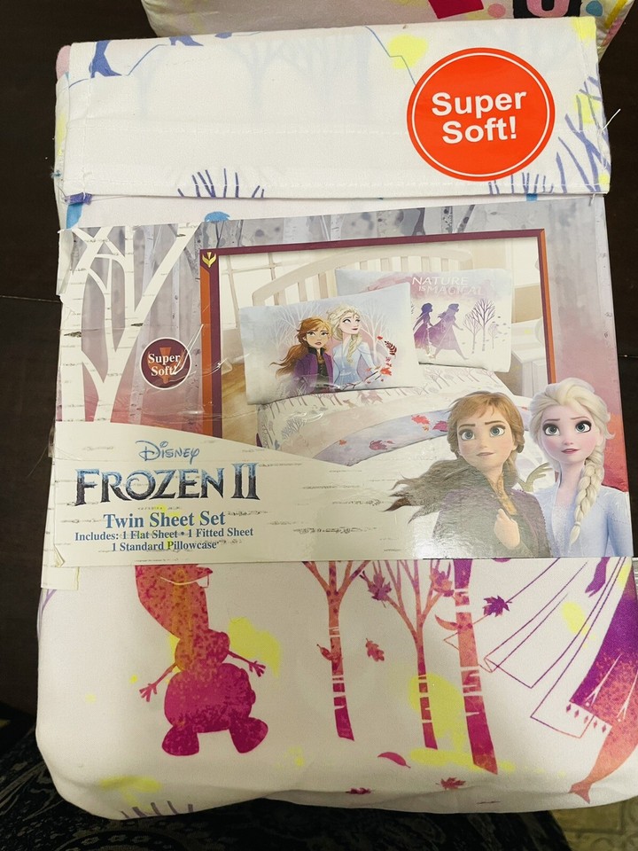 Disney Frozen II Twin Sheet Set Super Soft 3 Piece Set True to Myself ...