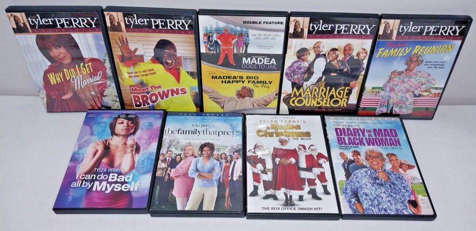 10 DVD Lot Tyler Perry, Plays & Madea Movies Comedy Drama DVD ...