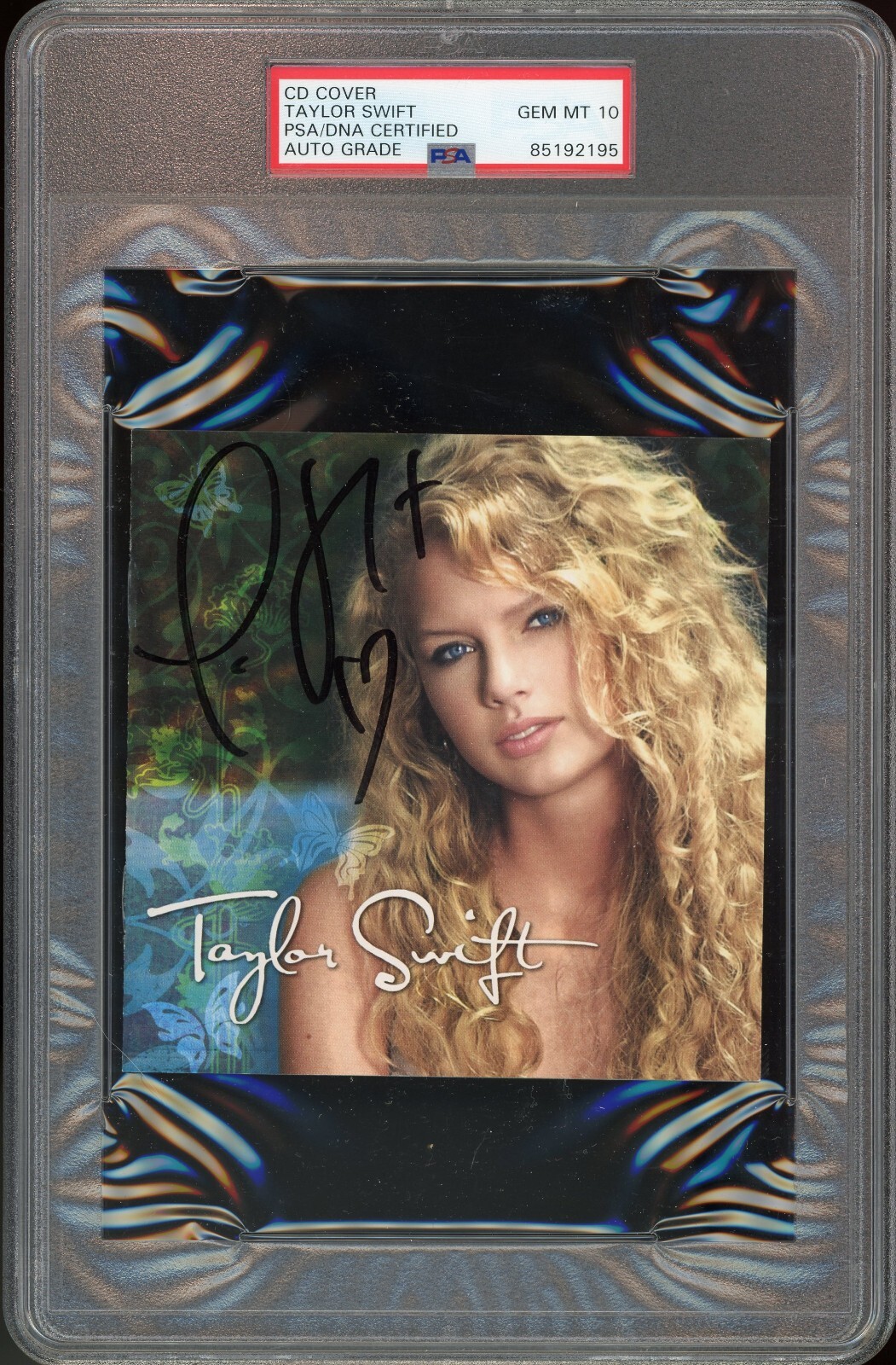 Taylor Swift Signed Debut CD 1st Cover Album PSA/DNA Rare Early Auto ...
