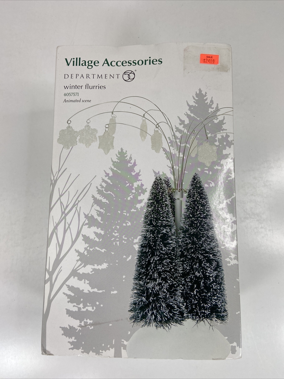 Dept 56 Village Accessory Winter Flurries Animated Tree Snowflakes ...