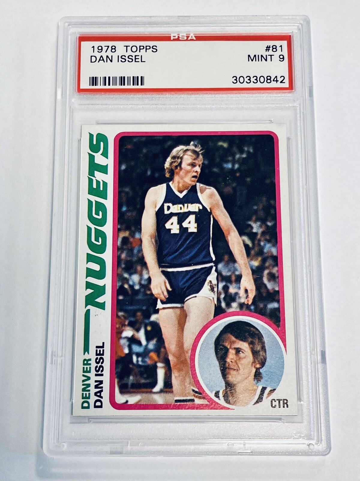 PSA 9 ~ 1978 Topps DAN ISSEL #81 MINT HOF Denver Nuggets Kentucky NBA ...