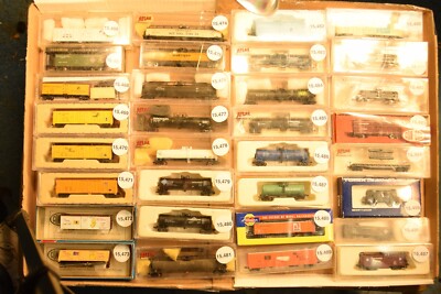 N Scale BOX TANK CAR CR GN GATX UP SP ACFX PFE CP ADM NAcars sold ...