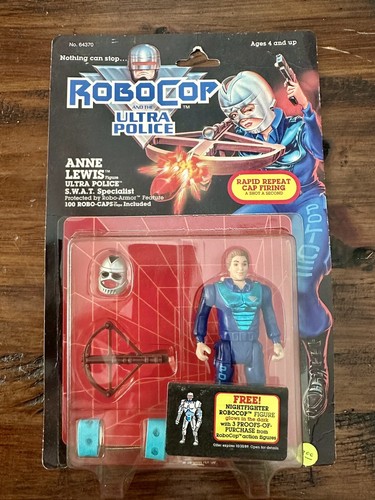 Vintage 1988 Anne Lewis Figure RoboCop and the Ultra Police Kenner New ...