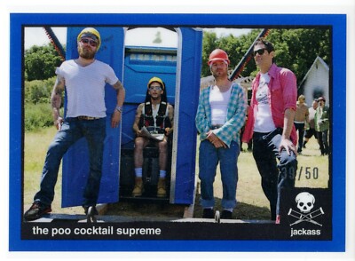 2022 Zerocool Jackass Holo Blue #s-31 The Poo Cocktail Supreme (Stunts ...