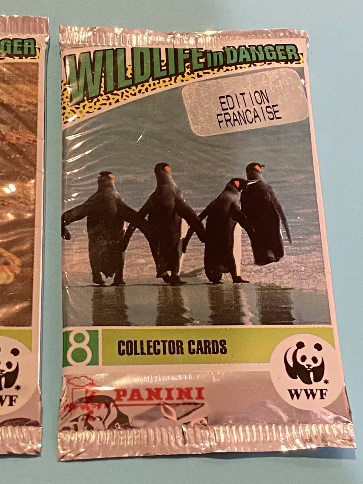 1992 Panini Wildlife In Danger WWF Trading Cards 3 Packs (24 Cards ...