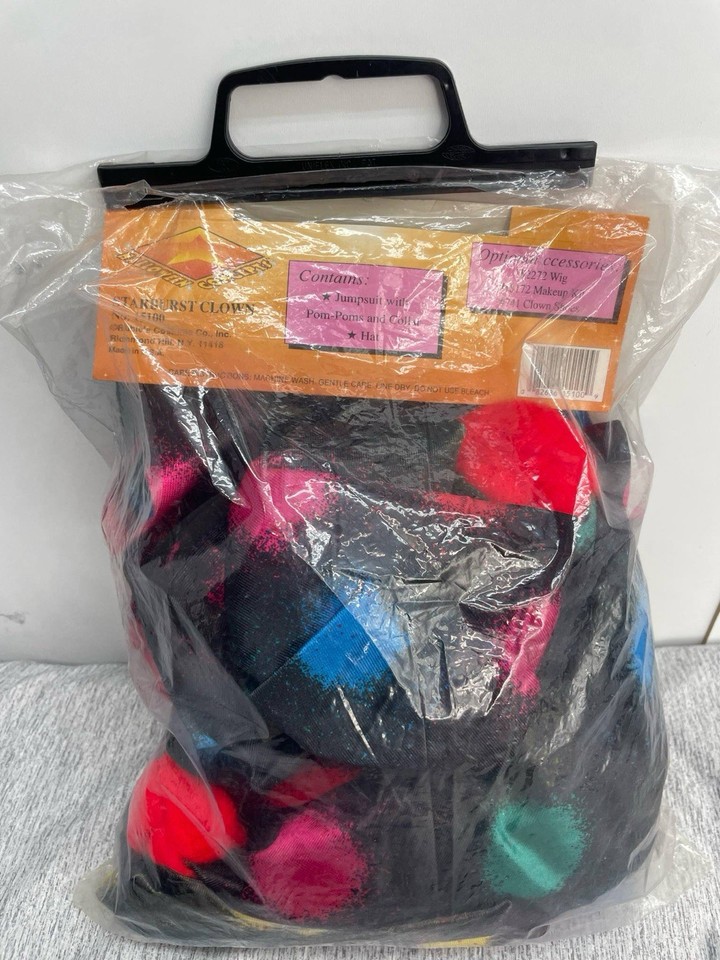 Rubies Costume Co. Clown Costume . Nice Condition Adult ‘standard Size ...