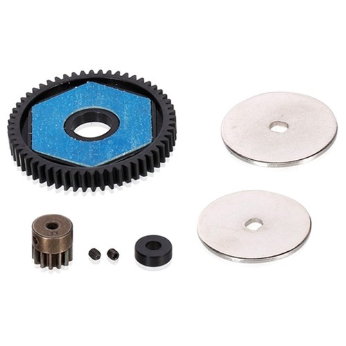 56T Spur Gear 13T Motor Gear Transmission Gears Set pour 1/10 RC ...