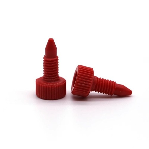 100Pcs 1/16HPLC consumables PP plastic red Liquid chromatography column ...