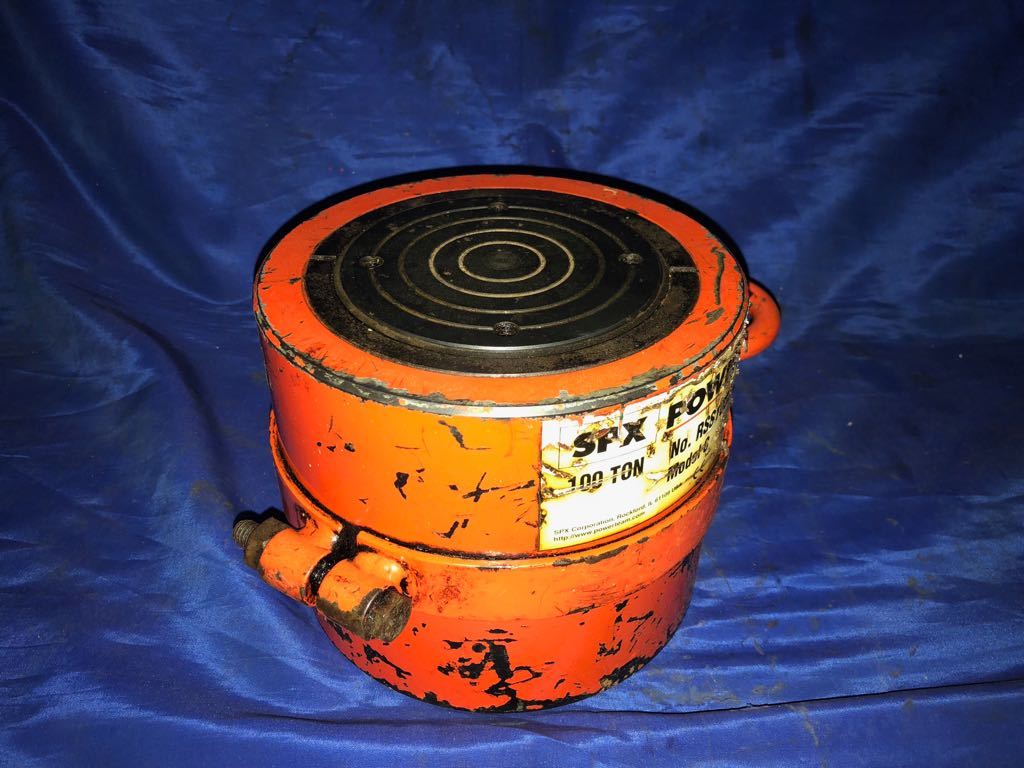 SPX Power Team 100 Ton Hydraulic Cylinder RAM RSS1002 Rss-1002 Enerpac ...