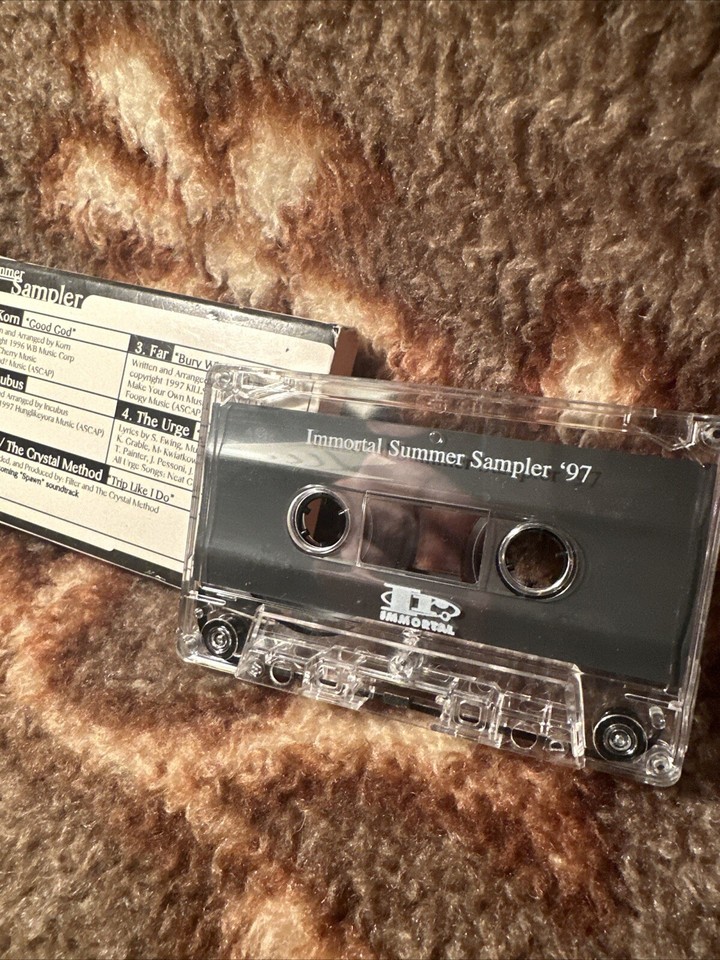 Immortal Records Summer Sampler 97 Cassette 1997 Korn Incubus Far The ...