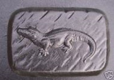 Alligator brick mold 9 x 6" x 2" plaster concrete plastic paver mould ...