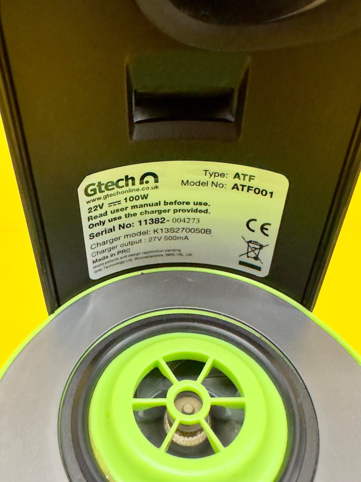 GTECH ATF001 MULTI HANDHELD CORDLESS VACUUM CLEANER MOTOR FRAME UNIT ...