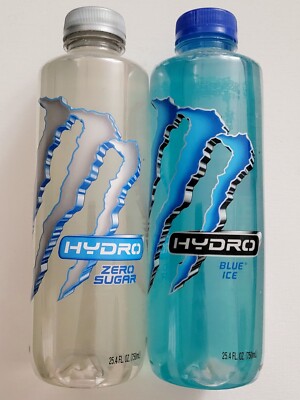 (2) 2016 - 25.4 oz. Monster HYDRO Drinks (Blue Ice & Zero Sugar) | eBay