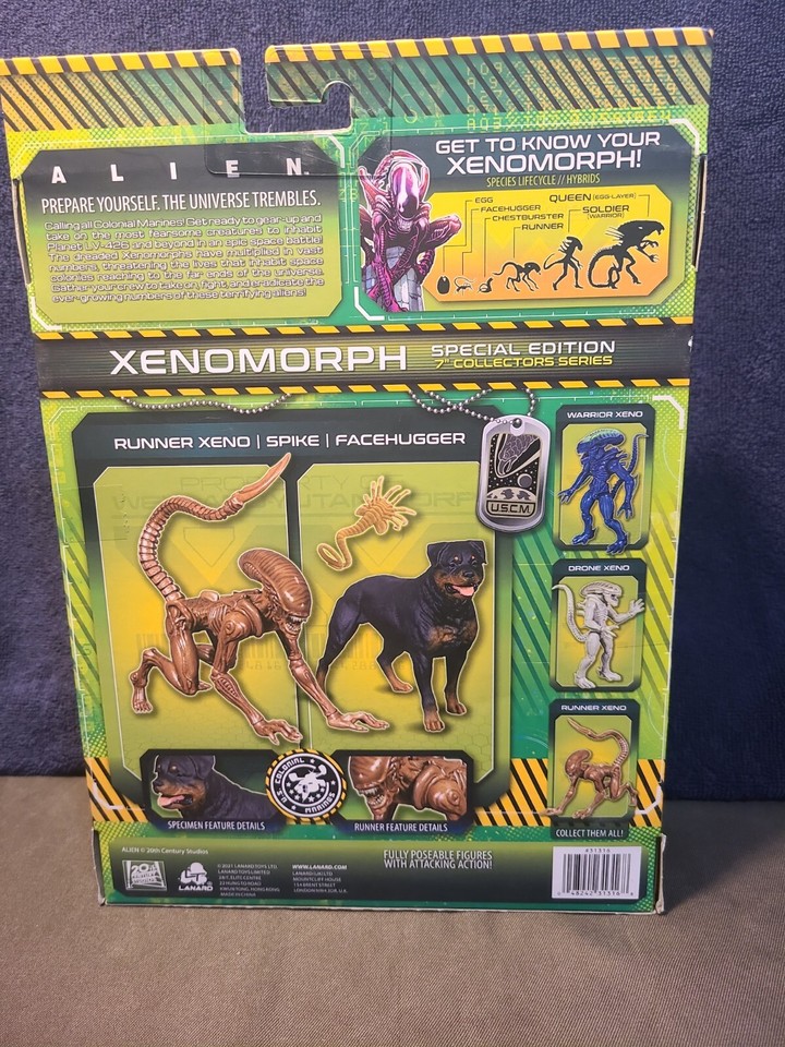 Lanard Alien Figure Xenomorph Runner 7 inch Action Figure | eBay