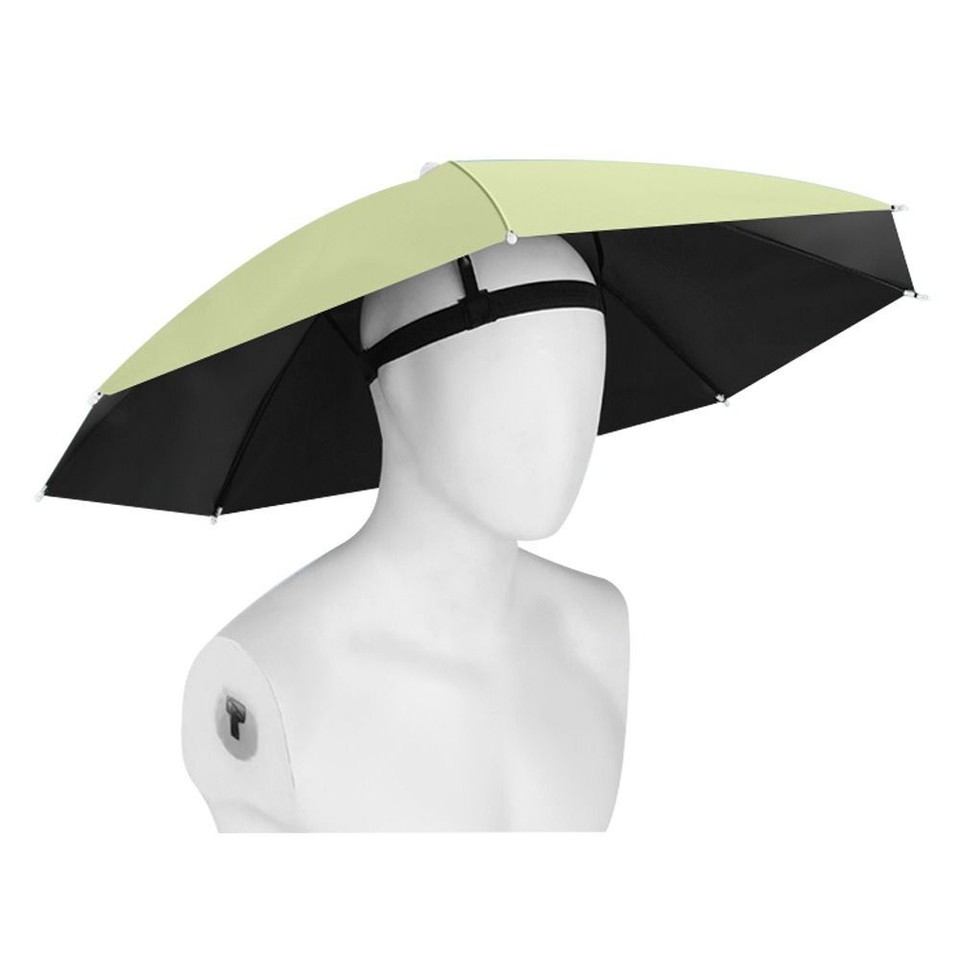 Sunshade Head Umbrella Hat Elastic band Head Hats New Umbrella | eBay