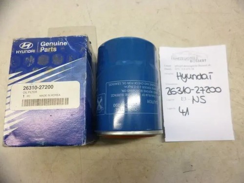 HYUNDAI SANTA FÉ I (SM) 2.0 CRDi TUCSON Filter ÖL Ölfilter oil 26310 ...