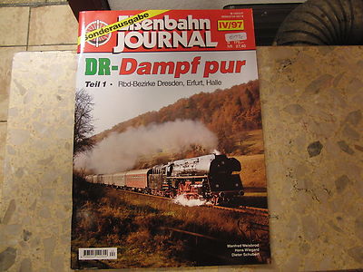 DR- Dampf pur Teil 1 Rbd- Bezirke Dresden Erfurt Halle Eisenbahn ...