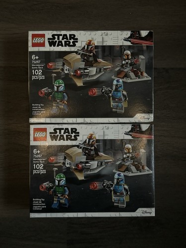 LEGO Star Wars Mandalorian Battle Pack 75267 Lot of 2 Sets Retired New ...