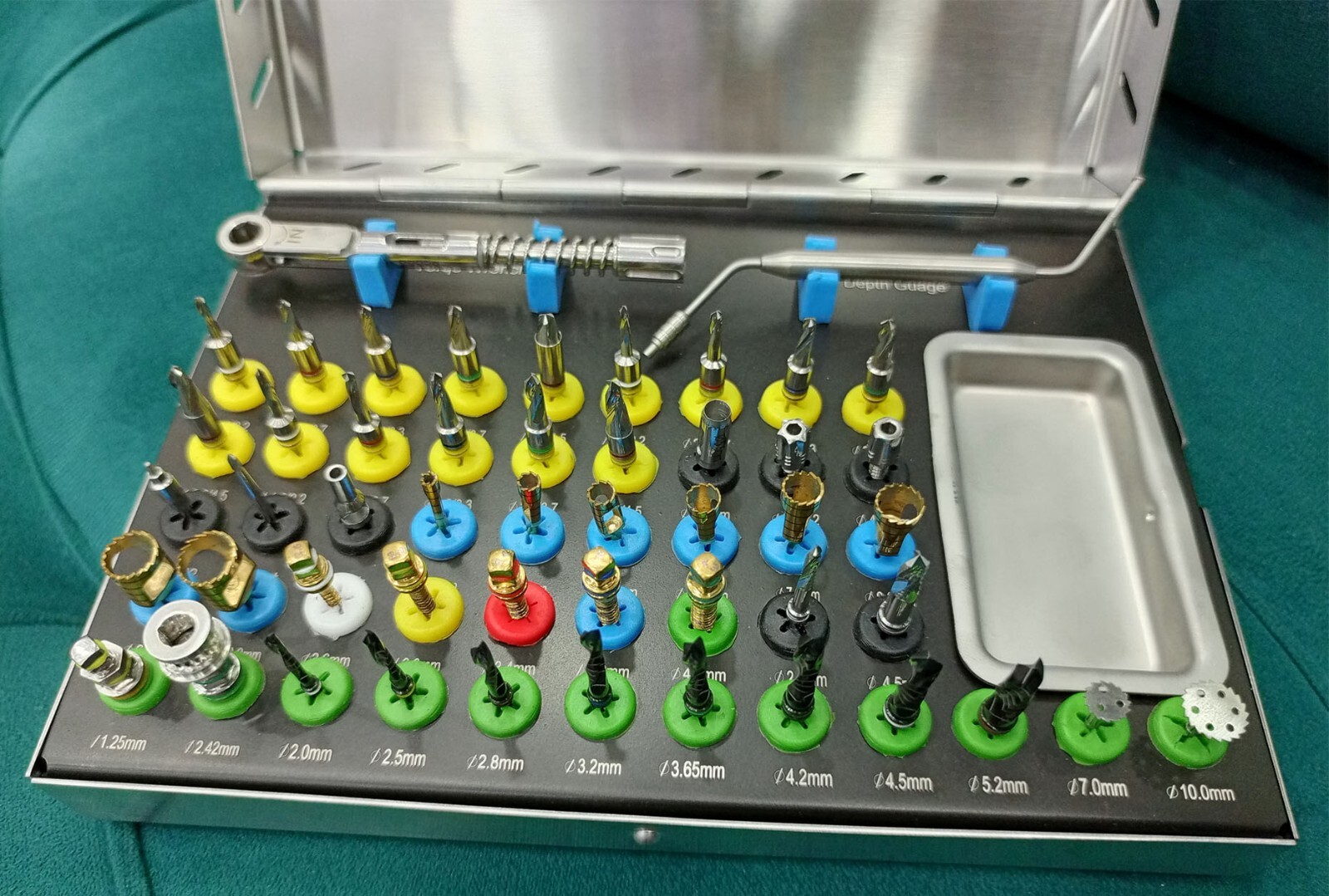 50 Pcs Set Universal Dental Implant Kit Bone Expander Conical Drills Kit | eBay