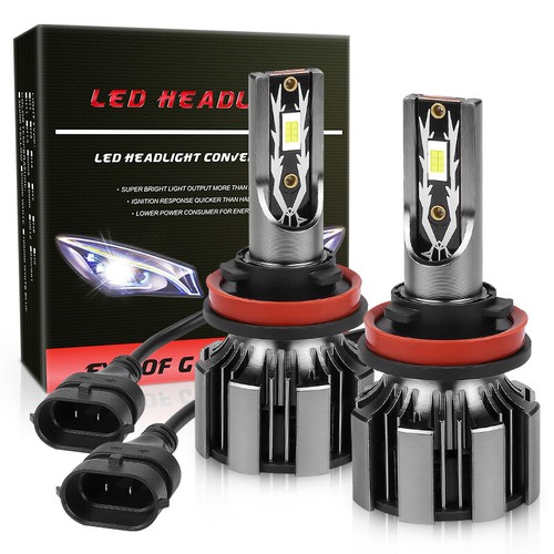 120W H11 LED Headlight Kit Low Beam Bulbs Super Bright 6000K White ...