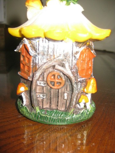 Fairy Garden Accessories Hobbit Sunflower House Mushrooms Windows Twig ...