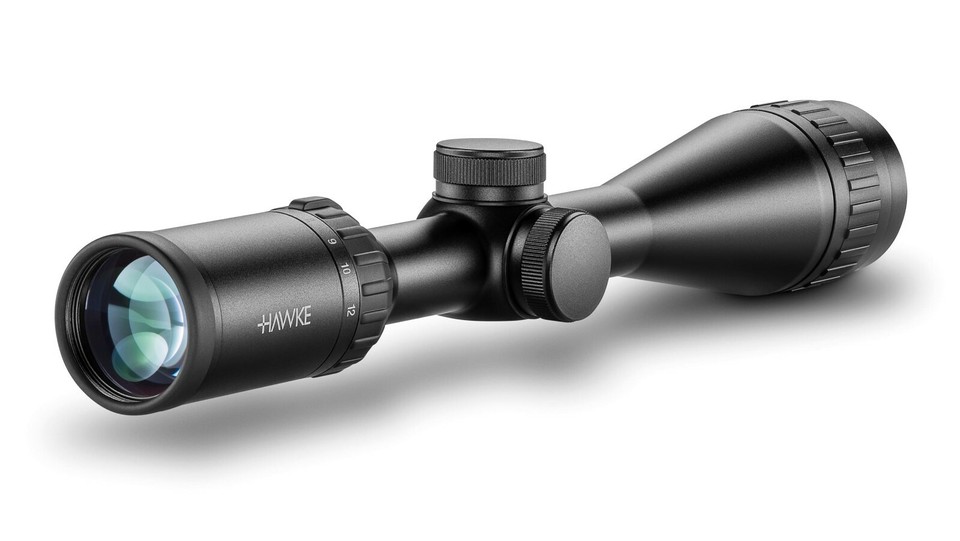 Hawke Airmax 4-12x40 etched glass AMX Mil Dot Reticle AO Rifle Scope ...