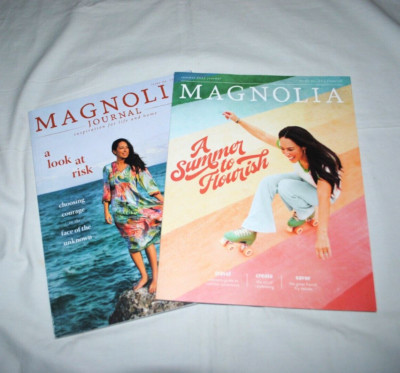 LOT OF 2 MAGNOLIA JOURNAL MAGAZINES JOANNA GAINES SUMMER 2020 & SUMMER ...