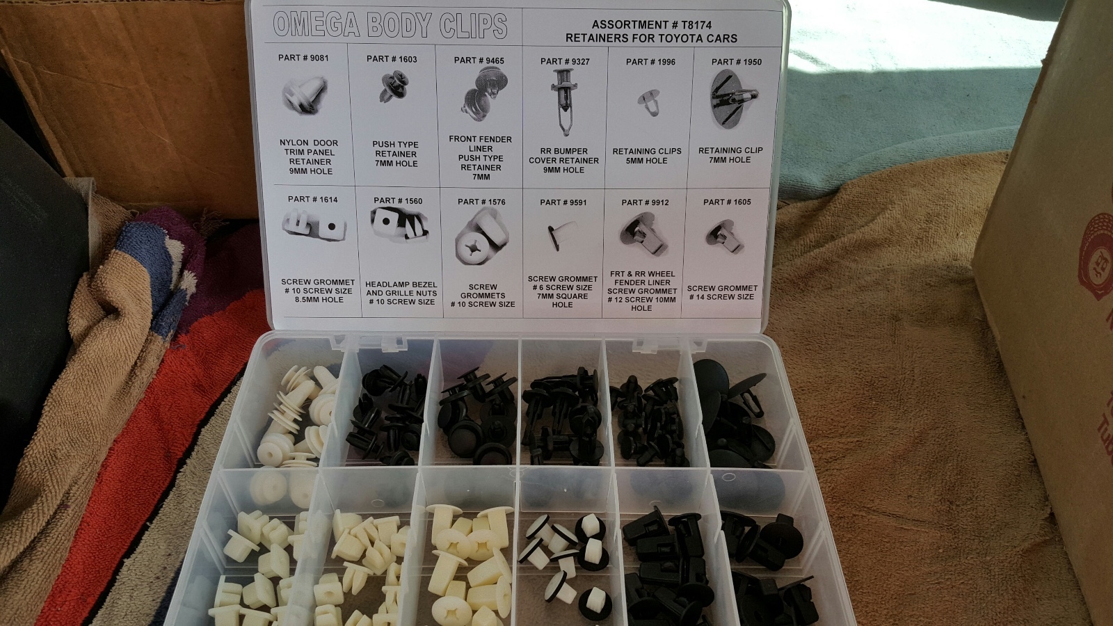 Toyota Body Part Clips Kit | eBay