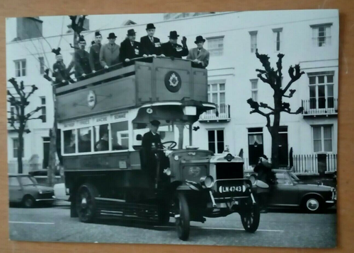 CARD;IMPERIAL WAR MUSEUM; "OLE BILL"; AEC B TYPE BUS FROM WW1;OMNIBUS ...