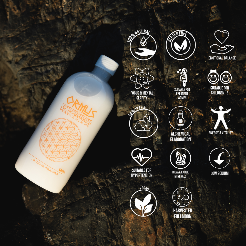 2 MONOATOMIC GOLD ORMUS 17oz-MEMORY AID,ENERGETICALLY ENHANCED ...