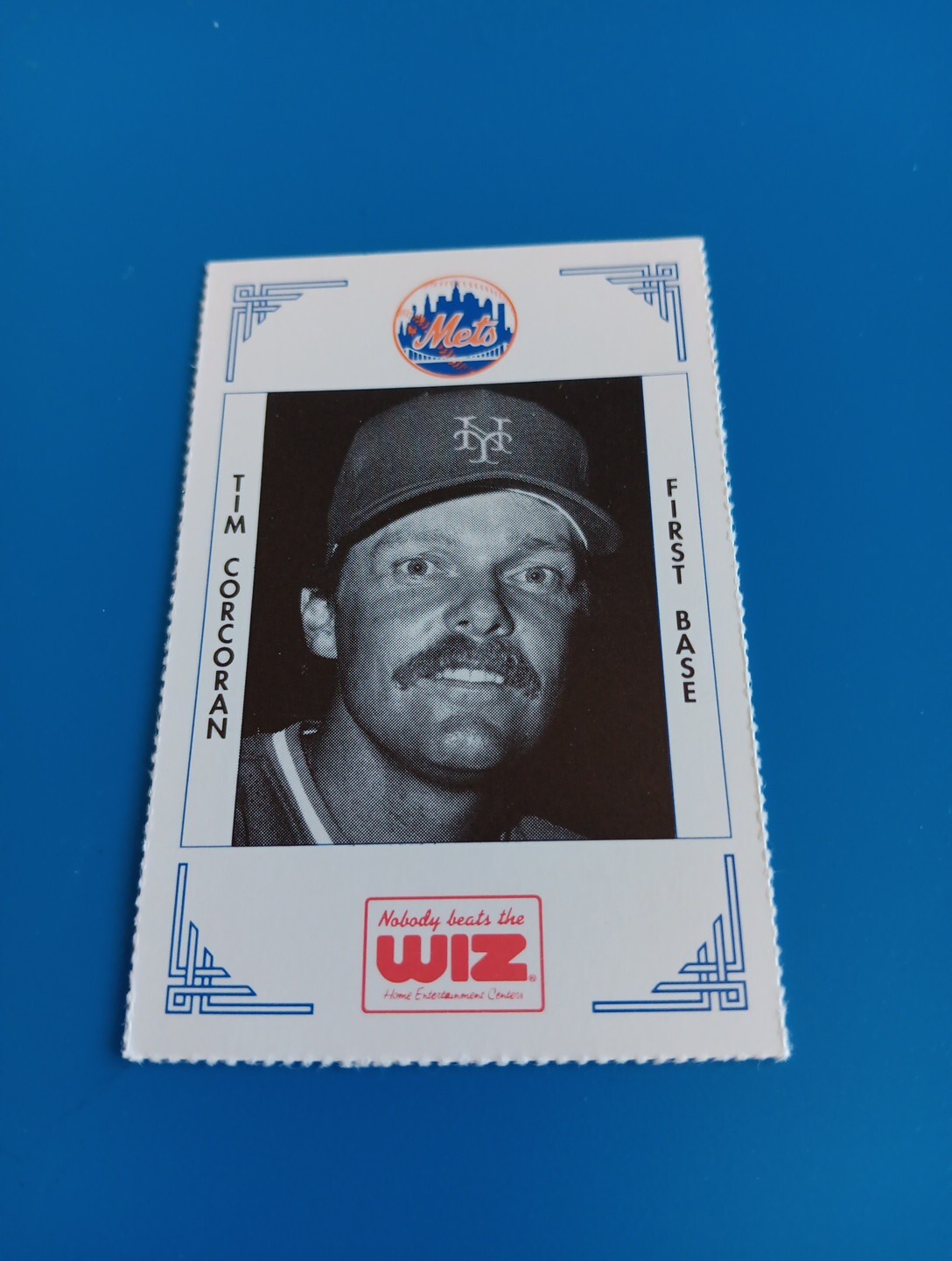 Tim Corcoran 1991 THE WIZ #84 NEW YORK METS Card SGA Rare FREE SHIPPING ...