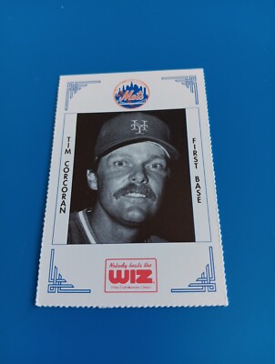 Tim Corcoran 1991 THE WIZ #84 NEW YORK METS Card SGA Rare FREE SHIPPING ...