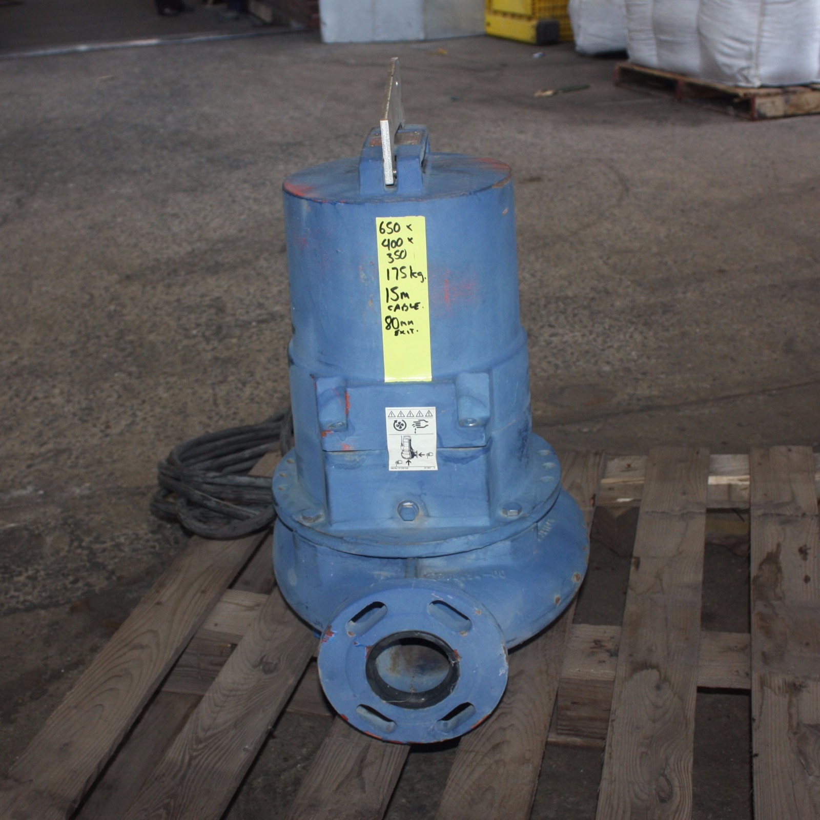 KSB 3~ 11.8kw Submersible Portable Solids Handling Pump KRTF 80-250 / ...