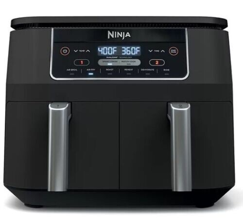 Ninja Foodi 6-in-1, 8-qt. 2-Basket Air Fryer with DualZone Technology ...