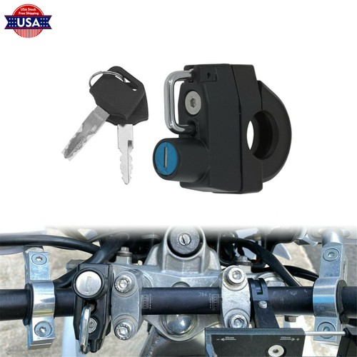 1" Universal Motorcycle Helmet Lock Anti-Theft Security Locks Fit For ...