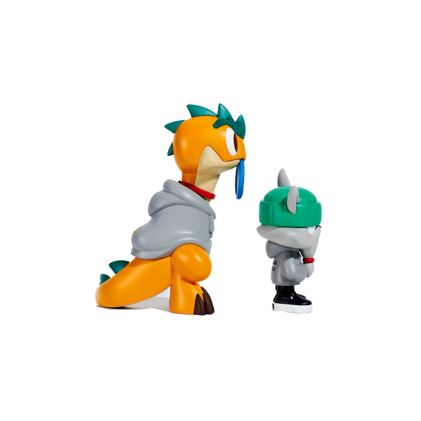 LoL League of Legends x HIF SKAARL RIDER KLED Figure Art Toy Authentic ...