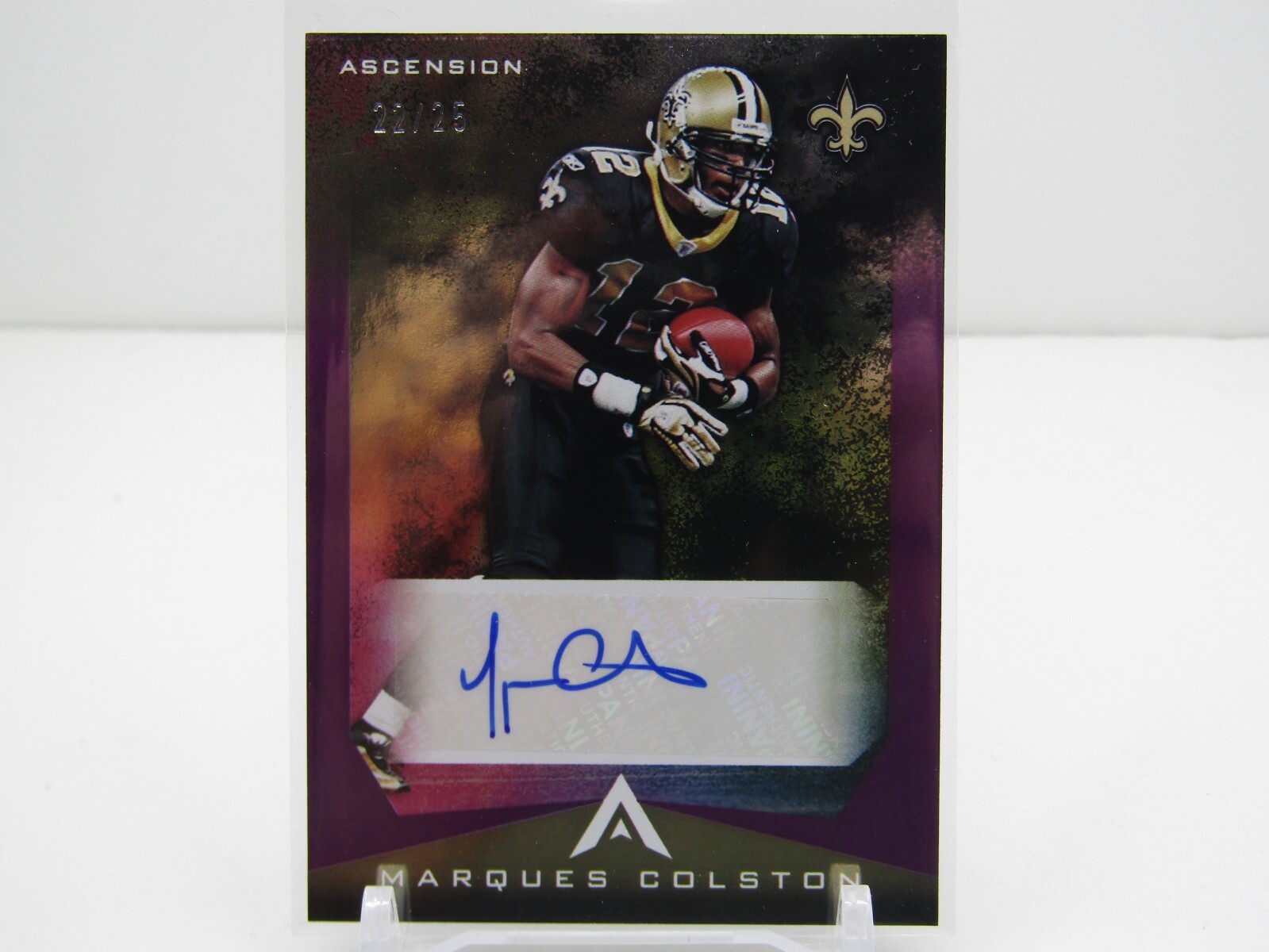 MARQUES COLSTON 2021 ASCENSION PURPLE PARALLEL AUTOGRAPH AUTO! #22/25 ...