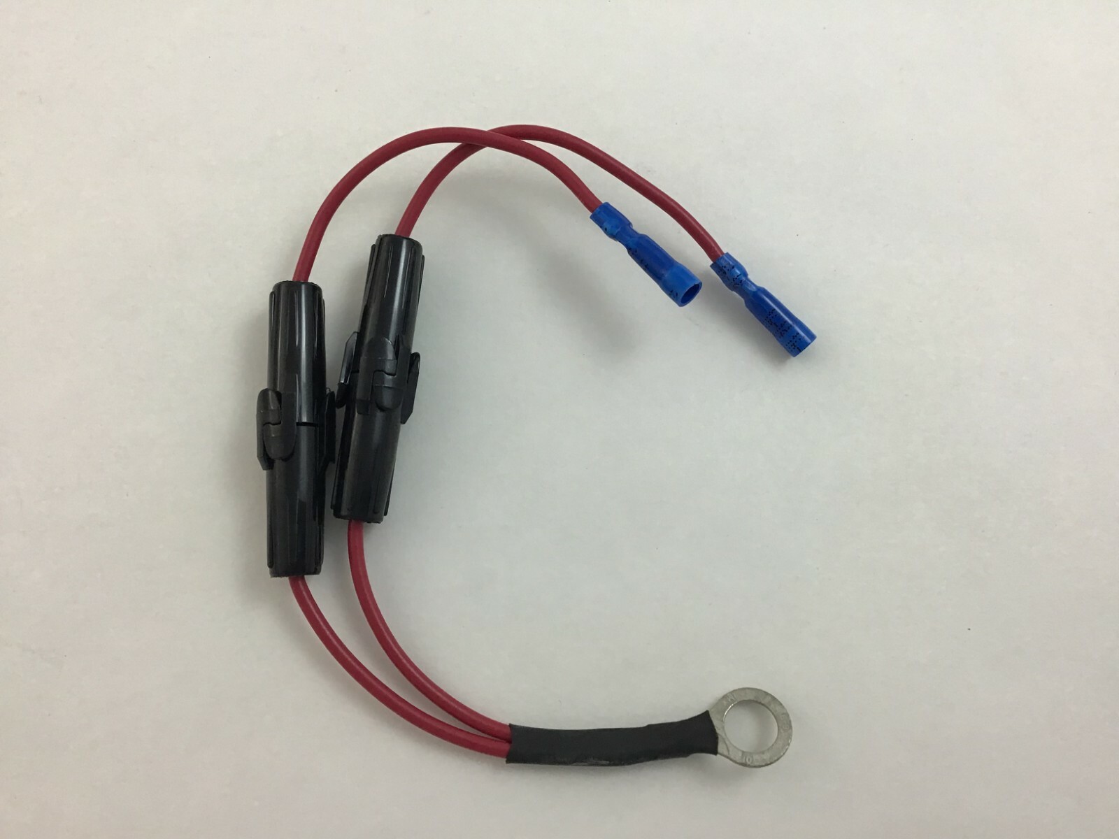 DUAL INLINE FUSE HOLDERS WITH 2 X 2 AMP 3AG/AGC FUSES - 14 AWG, 10 ...