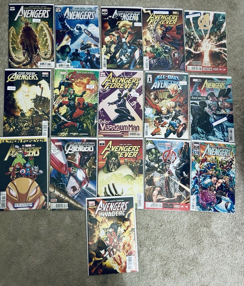 Avengers Comic Book Lot Of 16 Marvel Comics (Lots of Minor Keys) NM | eBay