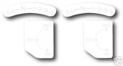 YAMAHA TRI-MOTO THREE WHEELER GAUGE CLUSTER DECALS | eBay