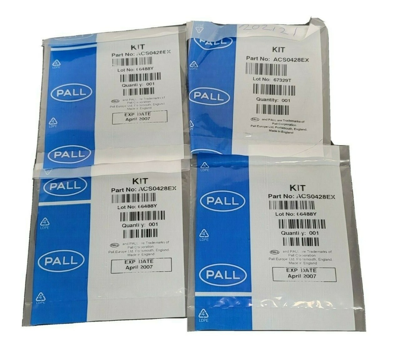 LOT OF 4 NEW PALL ACS0428EX KITS | eBay