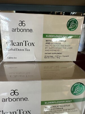 Arbonne CleanTox Herbal Tea (20 Bags) - New - Free Shipping - Exp. 12/ ...