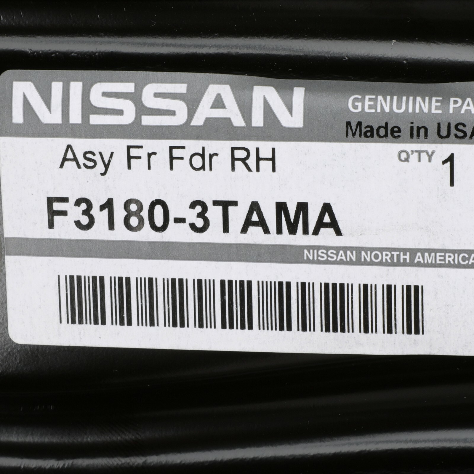 OEM 2013-2021 Nissan Fender Stay Right Altima Maxima Support NEW F3180 ...