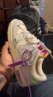 nike dunk low off white lot 3 sz 12 | eBay