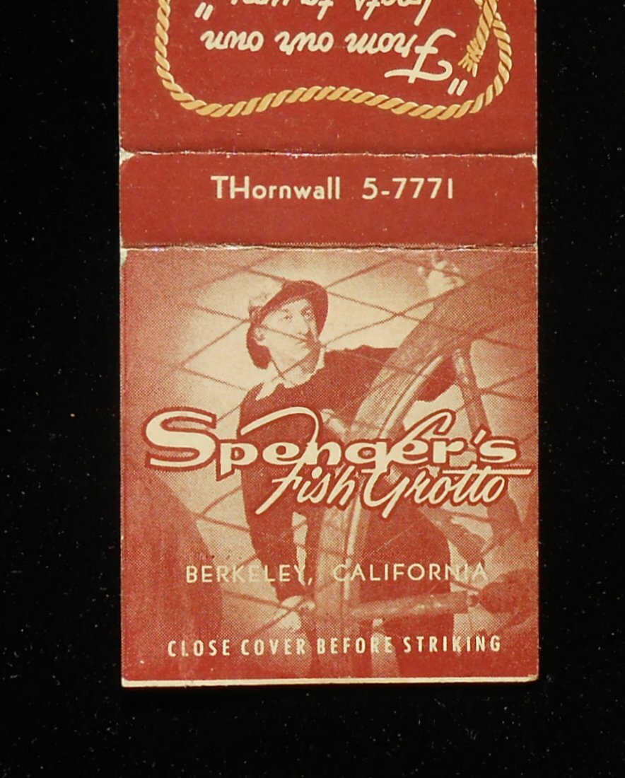 1950s Spenger's Fish Grotto Seafood 1919 Fourth St. Berkeley CA Alameda ...