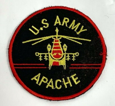 Vintage US Army Apache Helicopter Patch | eBay