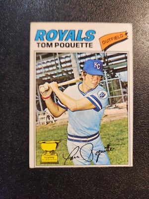 TOM POQUETTE 1977 TOPPS BASEBALL #93 KANSAS CITY ROYALS | eBay