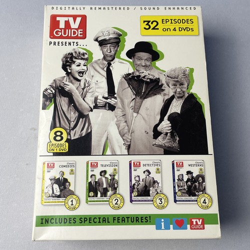 TV GUIDE Classic TV DVD Collection 32 Episodes (4 DVD Box Set) | eBay