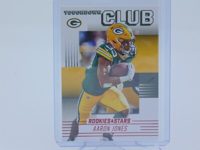 2020 Rookies & Stars Red Touchdown Club #TC-5 Aaron Jones ~ Green Bay ...
