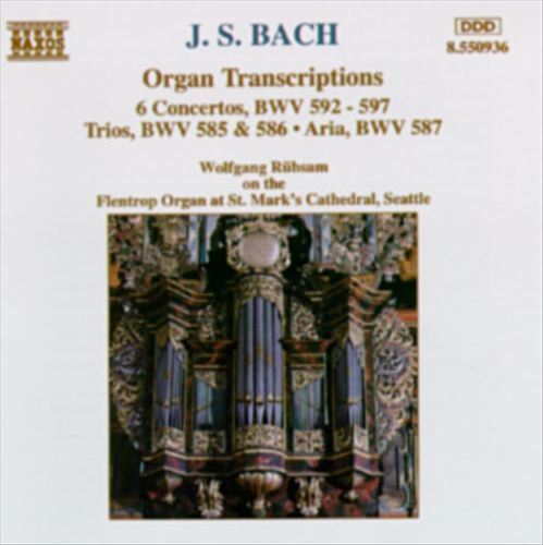 WOLFGANG RUBSAM BACH: ORGAN TRANSCRIPTIONS NEW CD 730099593625| eBay
